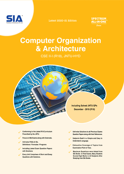 Computer Organization and Architecture (JNTU-H) | B.Tech II-I (CSE) R18 ...